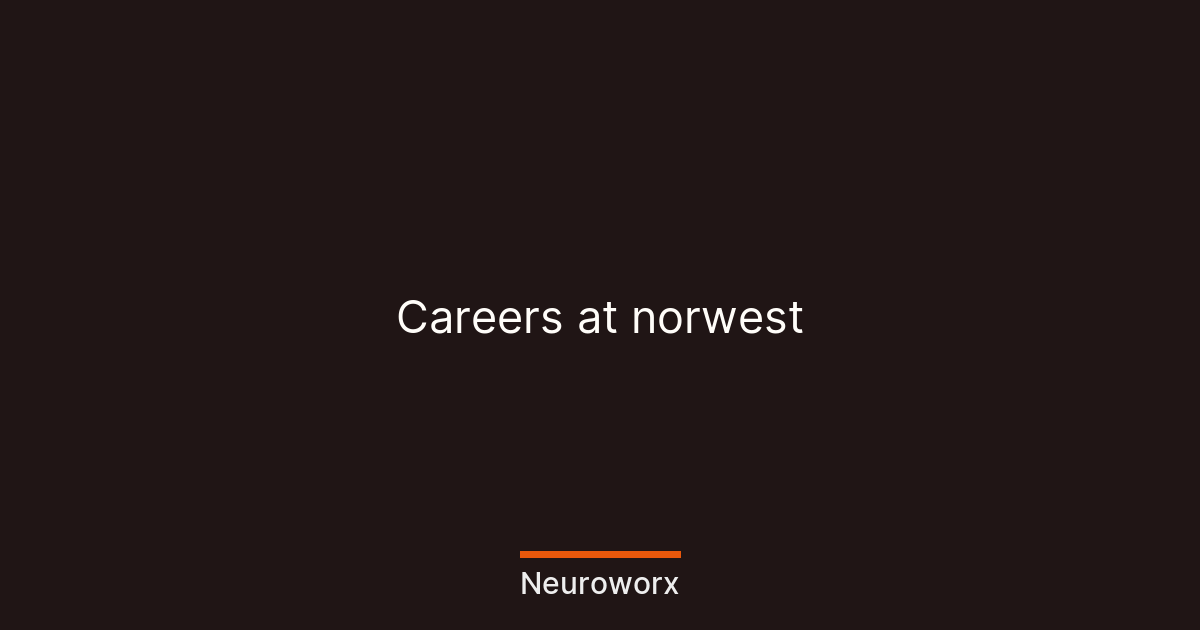 Careers at norwest