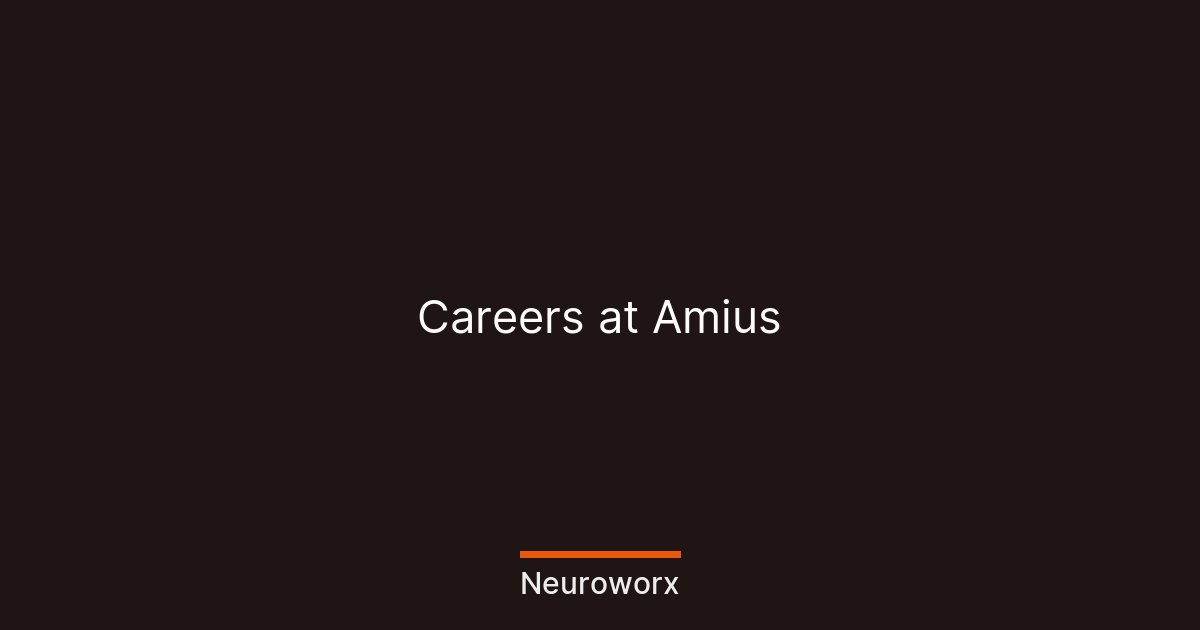 Careers at Amius