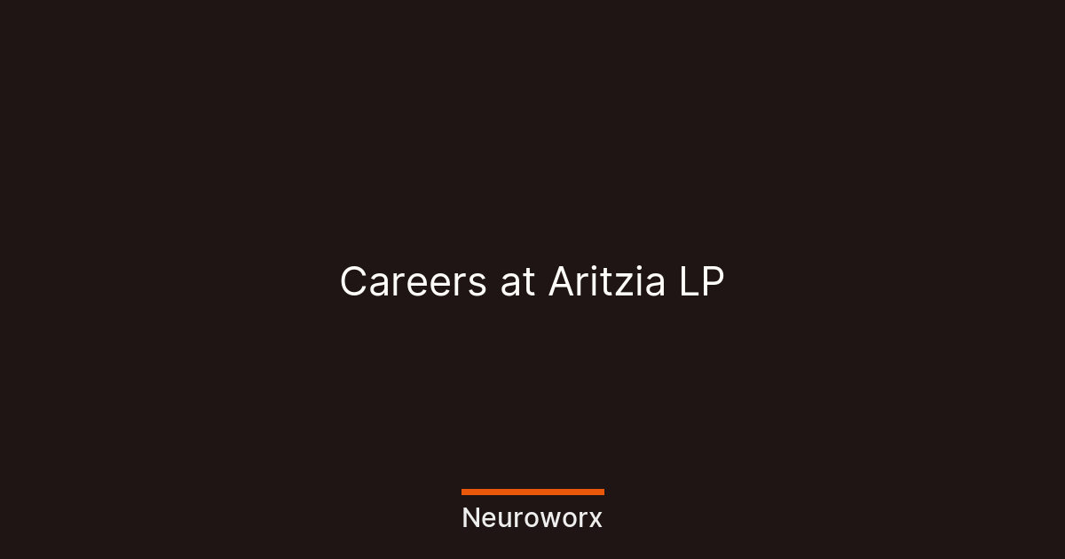 Careers at Aritzia LP