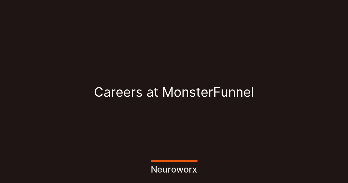Careers at MonsterFunnel