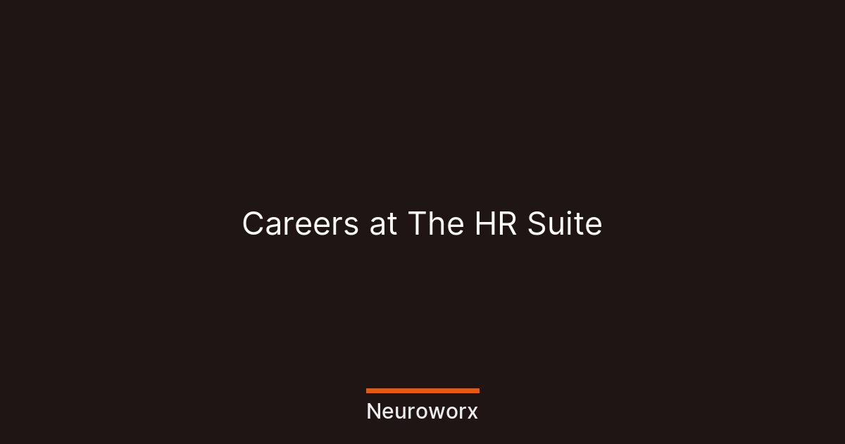 Careers at The HR Suite